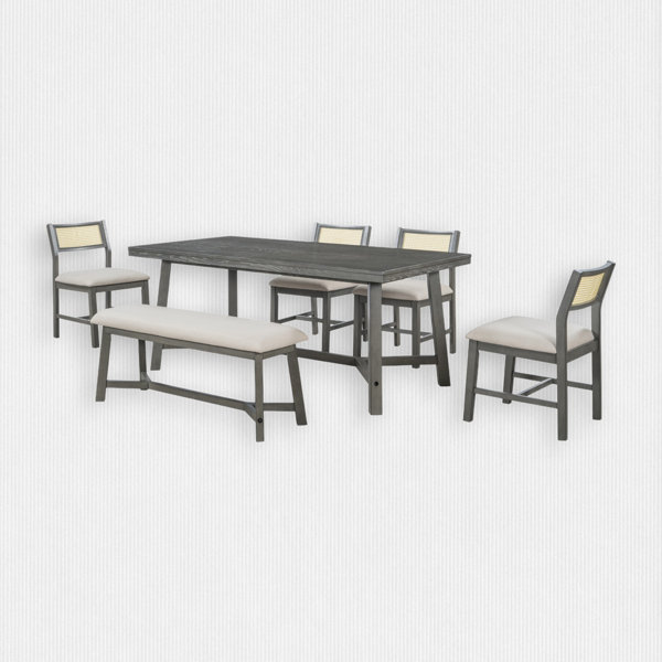 Williston Forge Josanne Rectangular 72'' L x 36'' W Dining Set | Wayfair